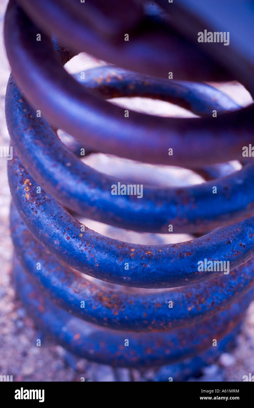 metal spring close up Stock Photo - Alamy