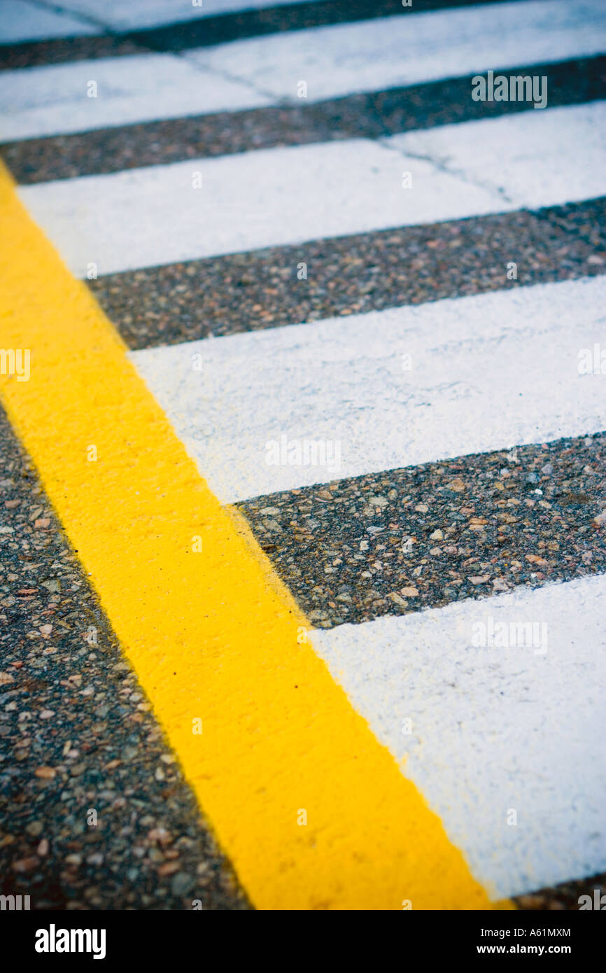 zebra crossing marks on the road Stock Photo - Alamy