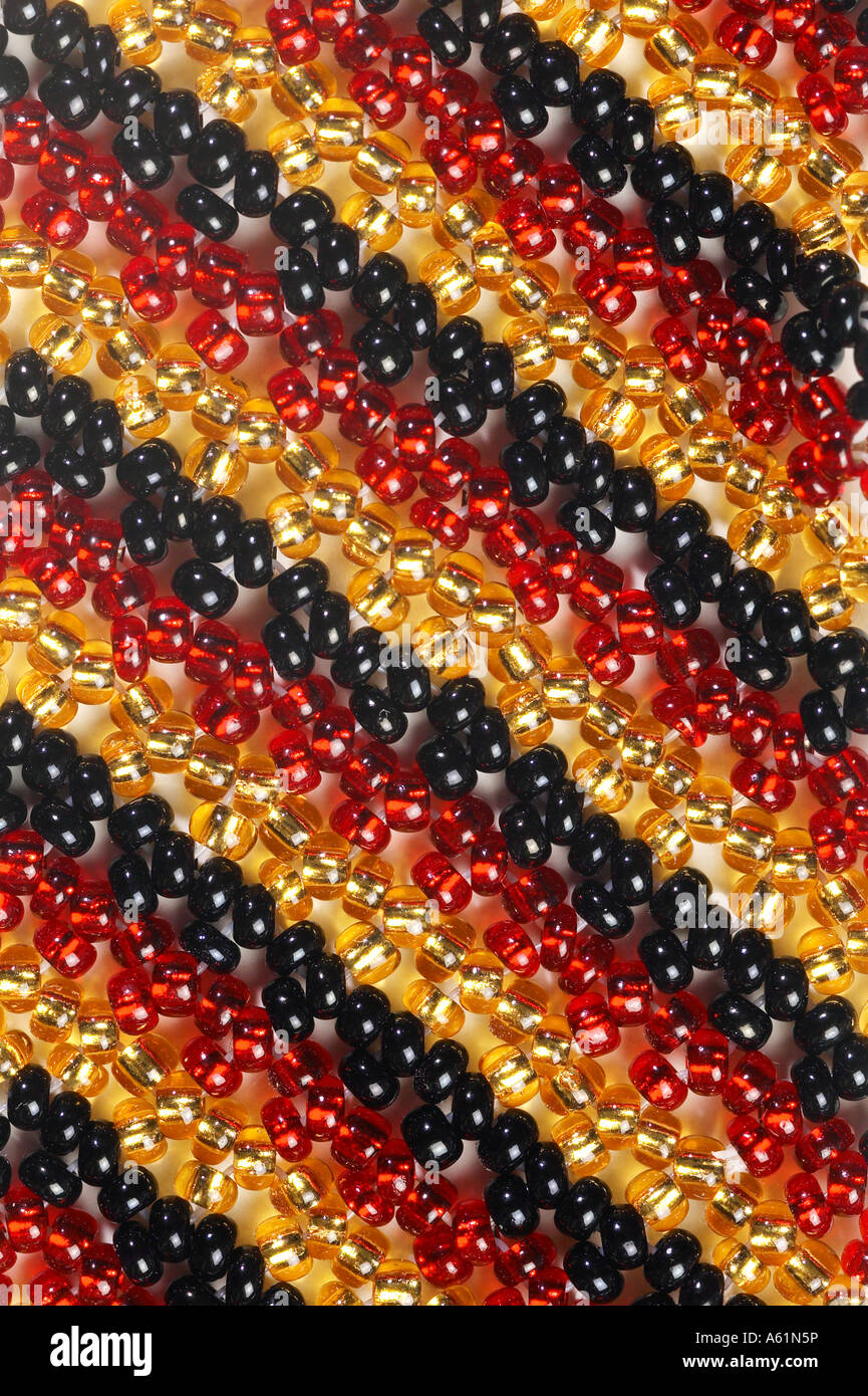 Close up of Zulu beadwork Stock Photo - Alamy