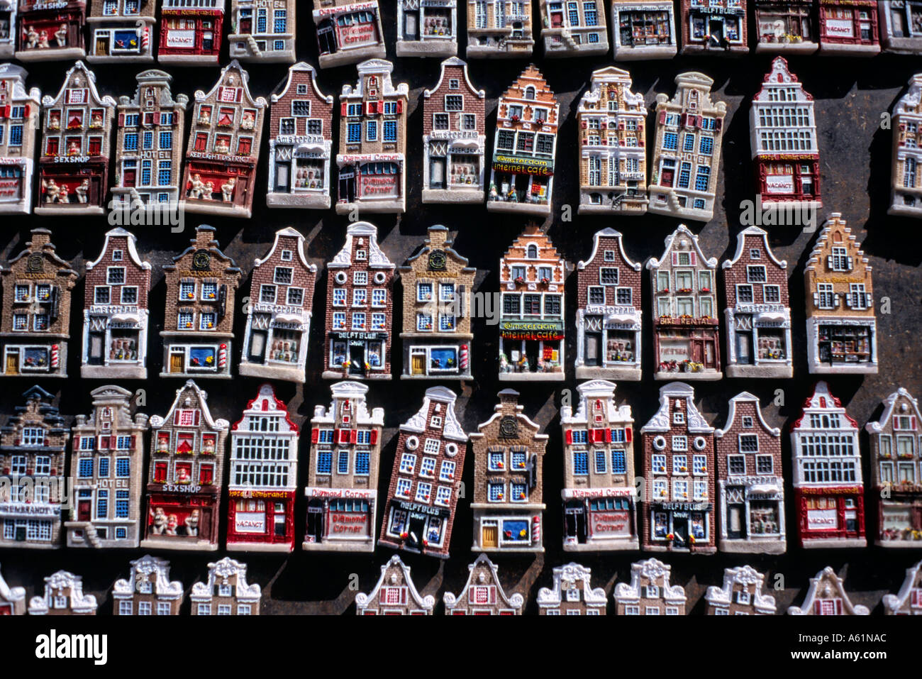 Amsterdam Fridge magnets modeled on traditional Dutch architecture ...