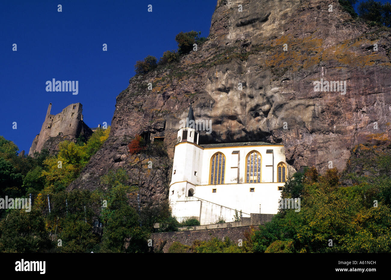 Life in Germany in Idar Oberstein the fall colors and the Church in the ...