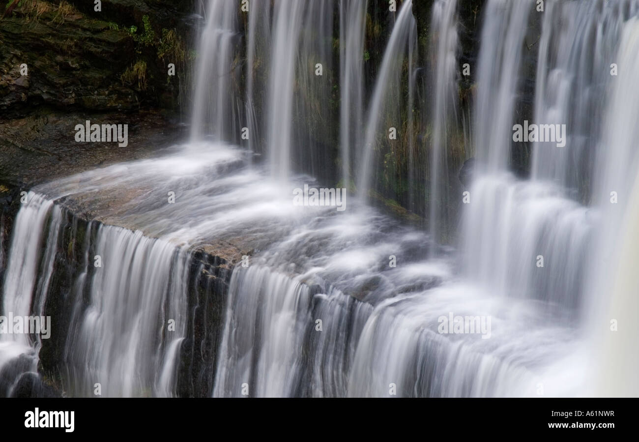Ystradfellte Falls Brecon Beacons South Wales Stock Photo - Alamy