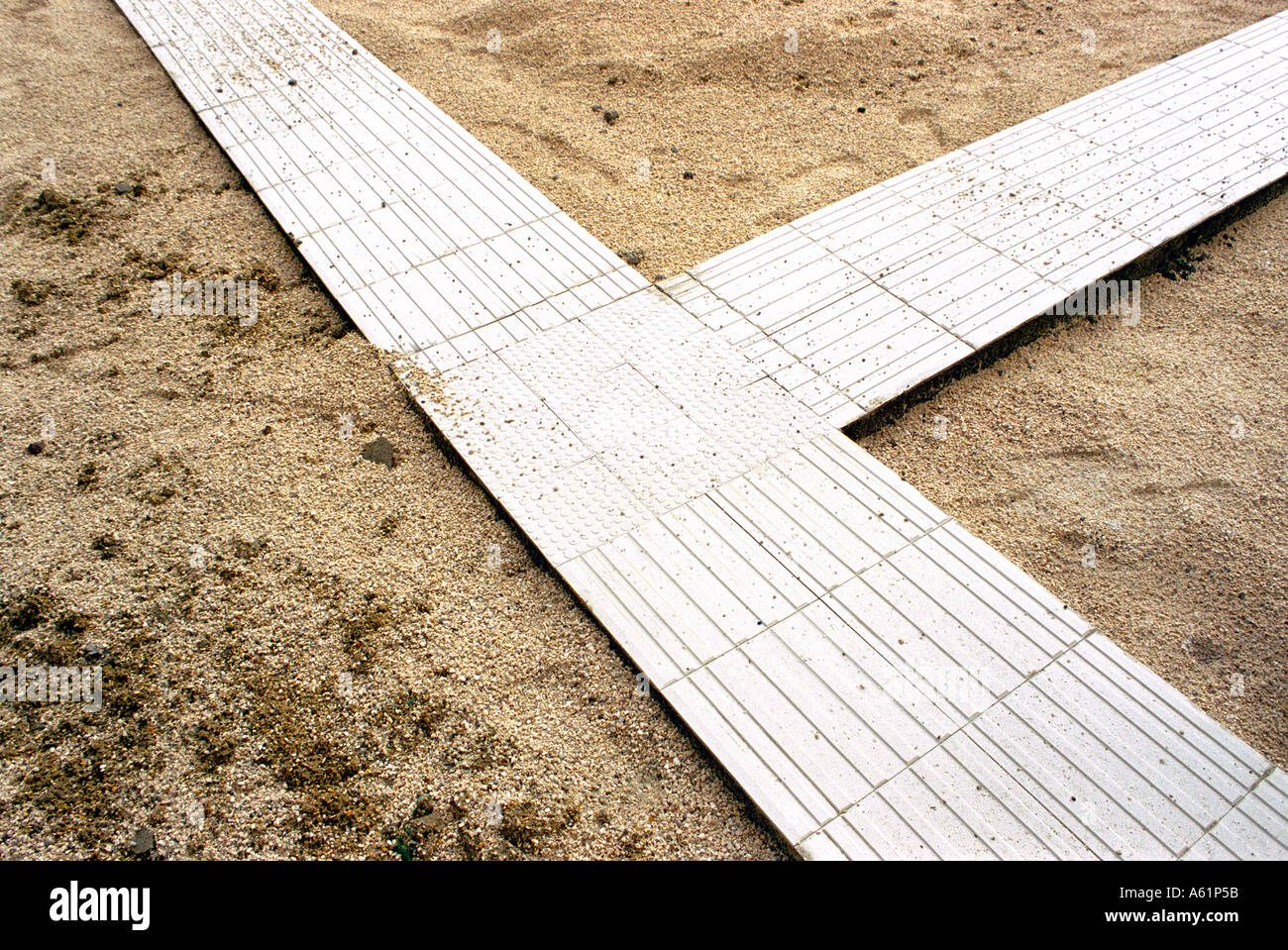 walkway path under construction Stock Photo - Alamy