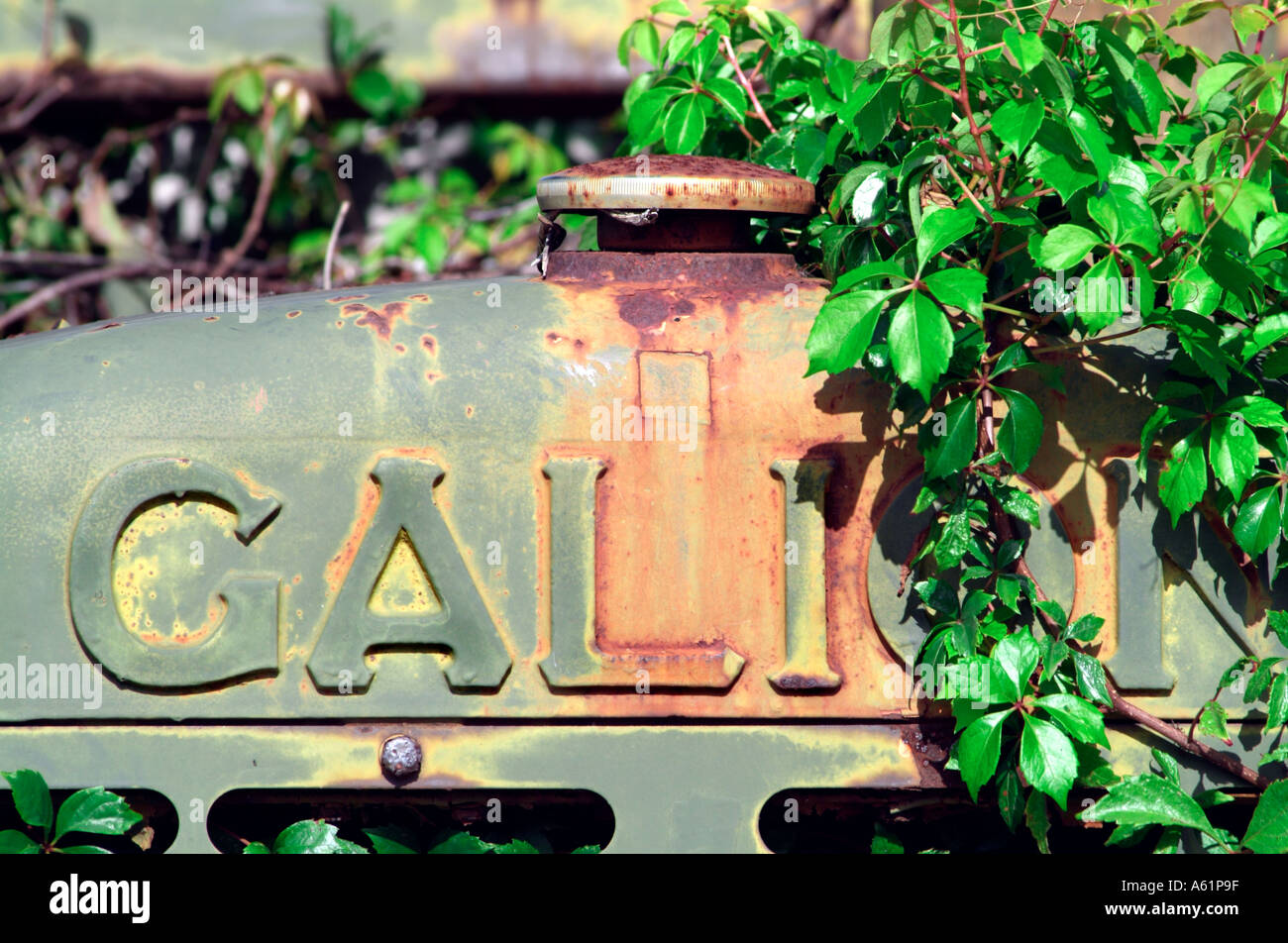 abandoned vehicle old heavy construction equipment rusty rusted ...