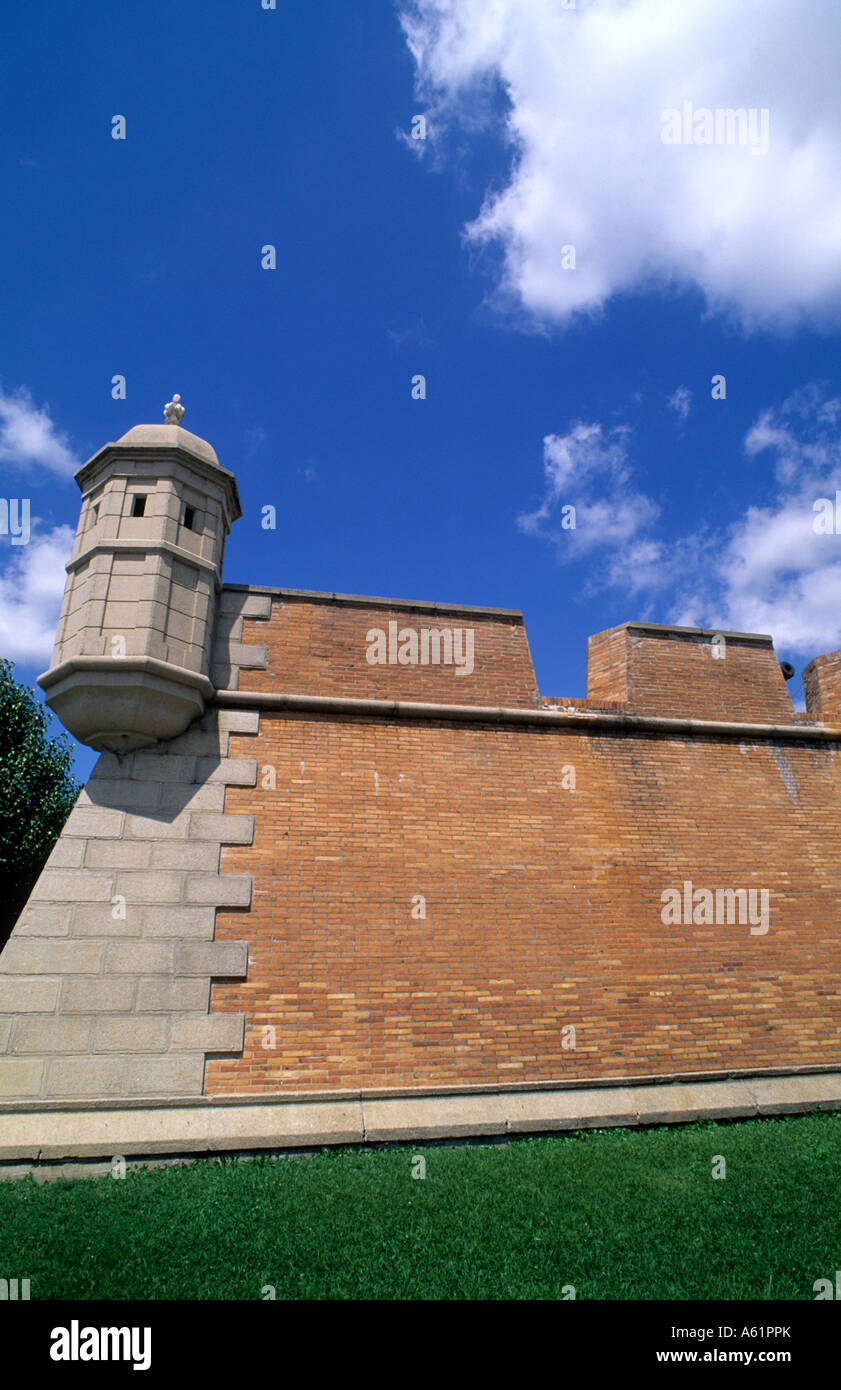 Mobile Alabama at the French Fort Conde used in 1706 on display for the ...