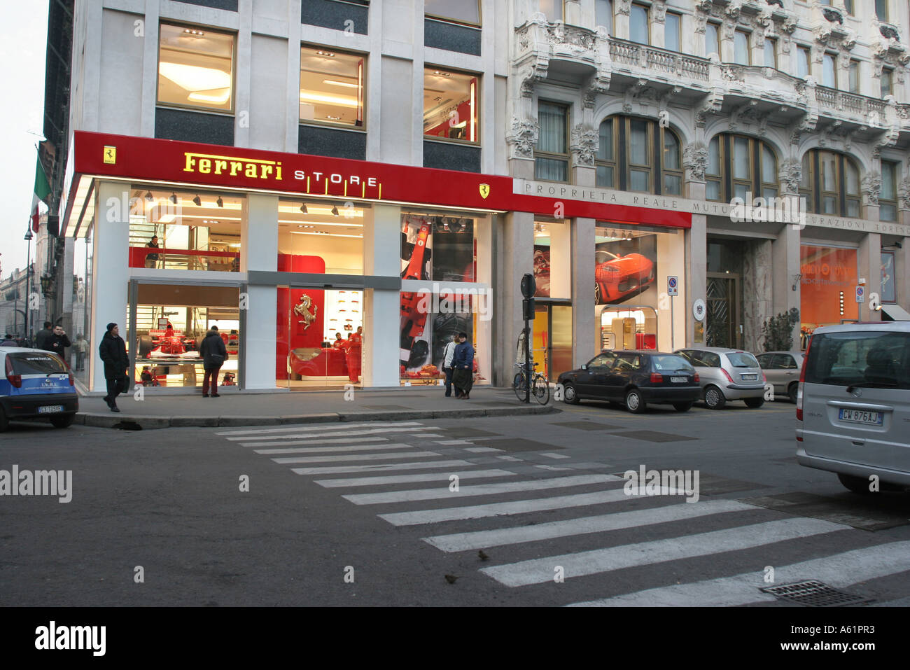 Ferrari store liberty square milan hi-res stock photography and images ...
