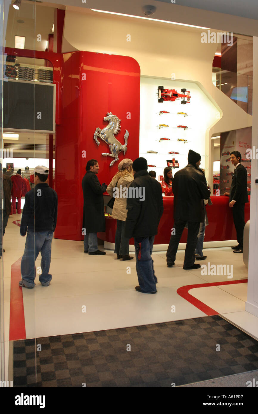 Ferrari store liberty square milan hi-res stock photography and images ...