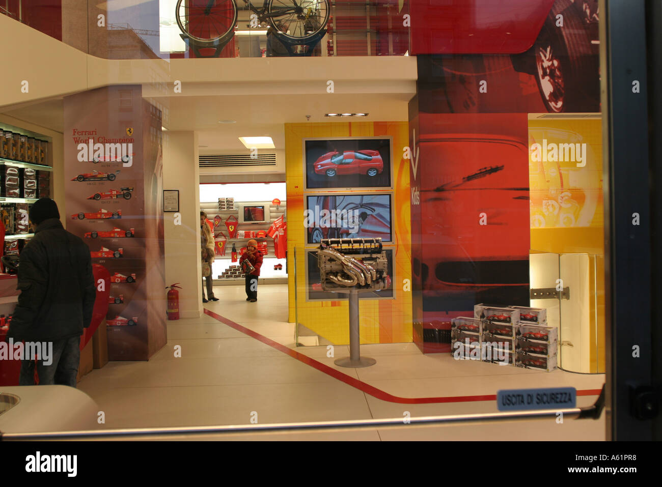 Ferrari italy milan store hi-res stock photography and images - Alamy