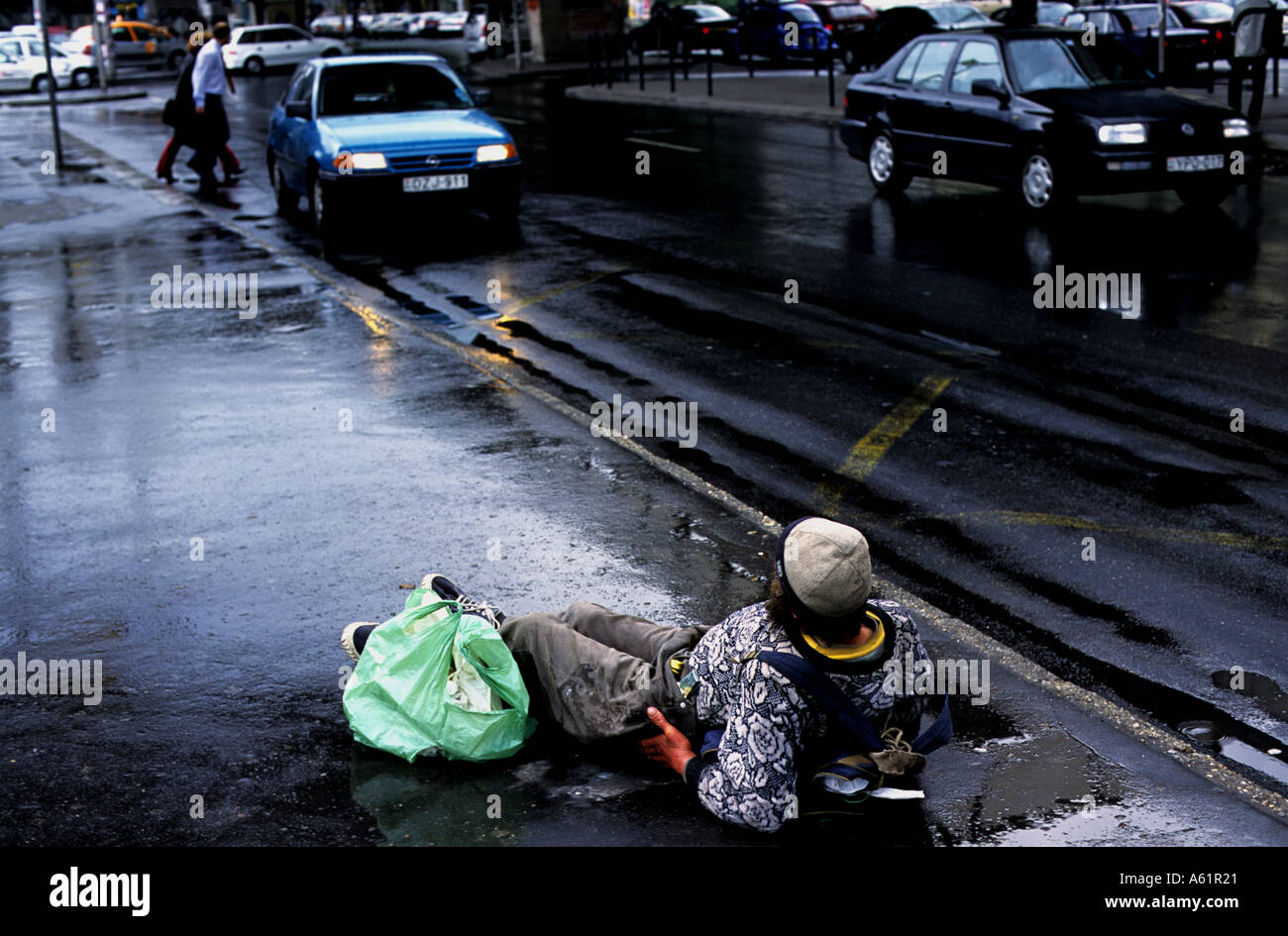 Budapest homeless hi-res stock photography and images - Alamy