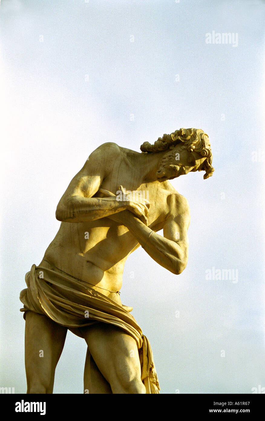 christ statue at ponte milvio rome Stock Photo - Alamy