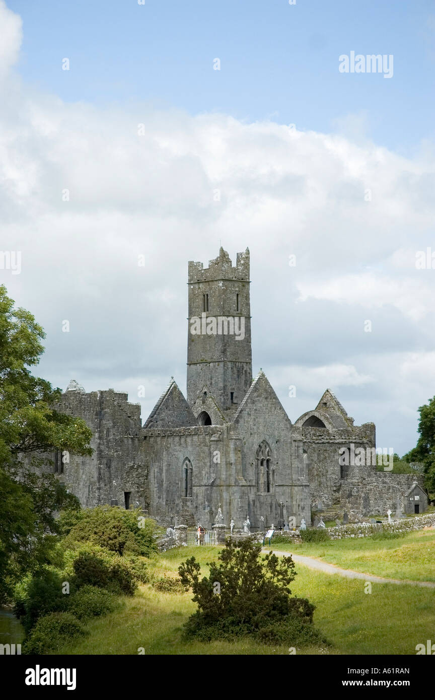 Quin abbey county clare ireland hi-res stock photography and images - Alamy