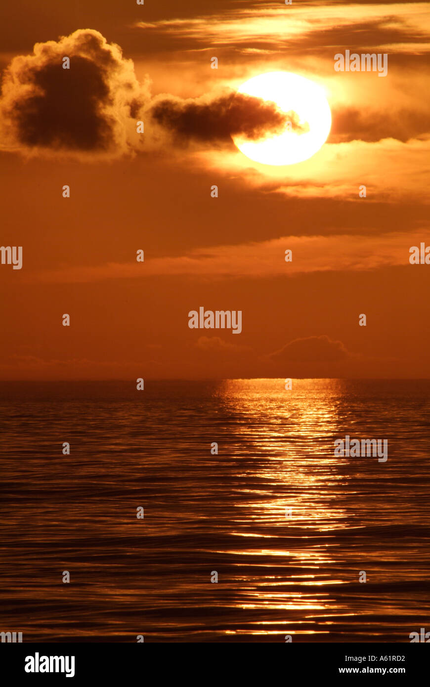 Florida East Coast water sky red weather sunrise over ocean sunset ...
