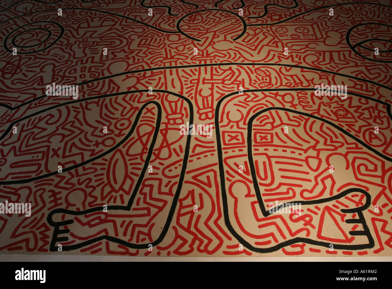 Keith haring drawing hi-res stock photography and images - Alamy