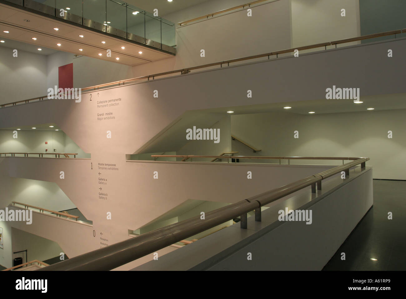 Stairways Mart museum Modern and comtemporary art Rovereto Trentino ...