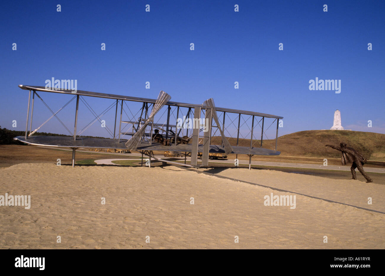 Aviation Pioneer Kitty Hawk Wright Brothers statue for 100 year ...