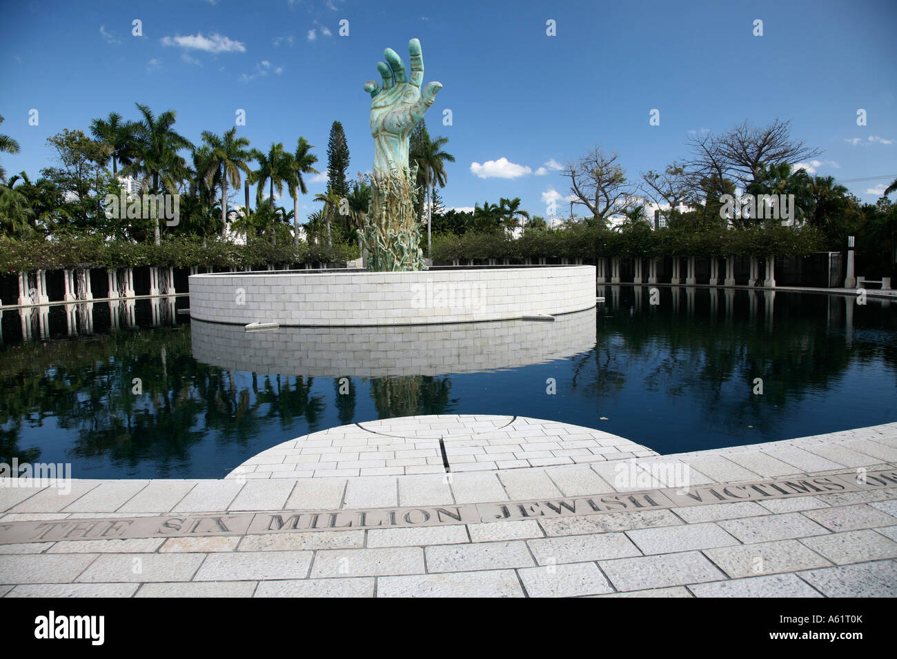 America Jewish Holocaust Memorial in Miami Beach Florida USA Stock ...