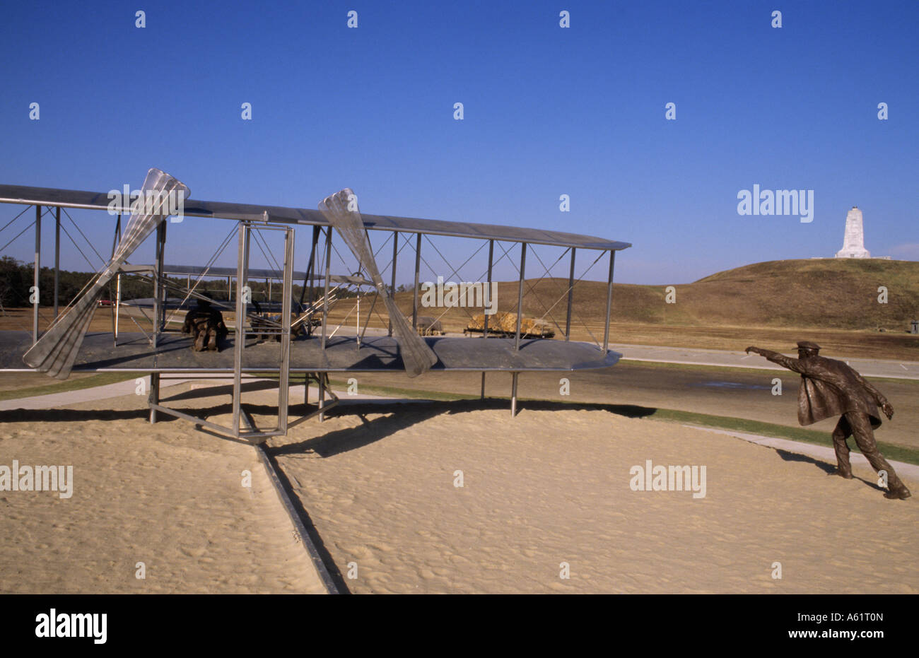 Aviation Pioneer Kitty Hawk Wright Brothers statue for 100 year ...