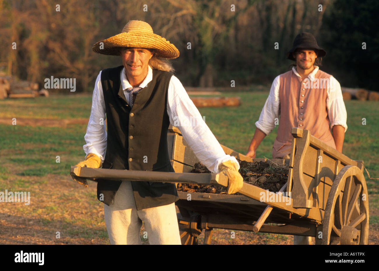 Historical Colonial America in Williamsburg Virginia with male actors ...