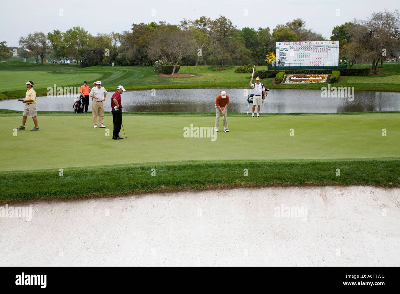 Professional Golfers in Tournament play in the USA Stock Photo - Alamy