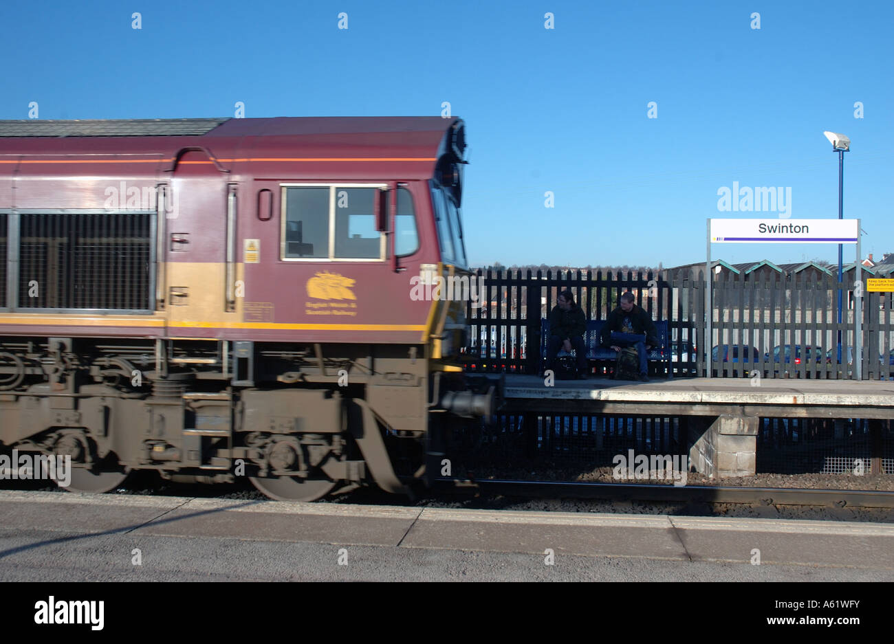 Railway station Swinton, South Yorkshire, England Stock Photo - Alamy