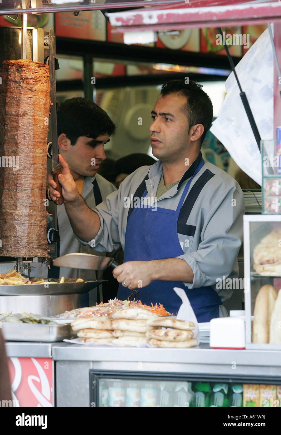Kebab on the streets of Istanbul Stock Photo - Alamy