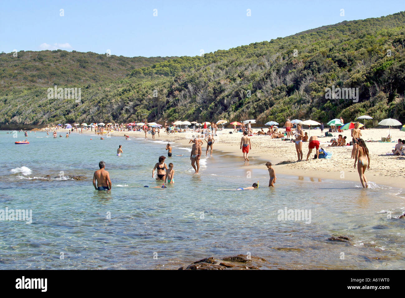 Beach Cala Violina Tuscany Italy Stock Photo - Alamy
