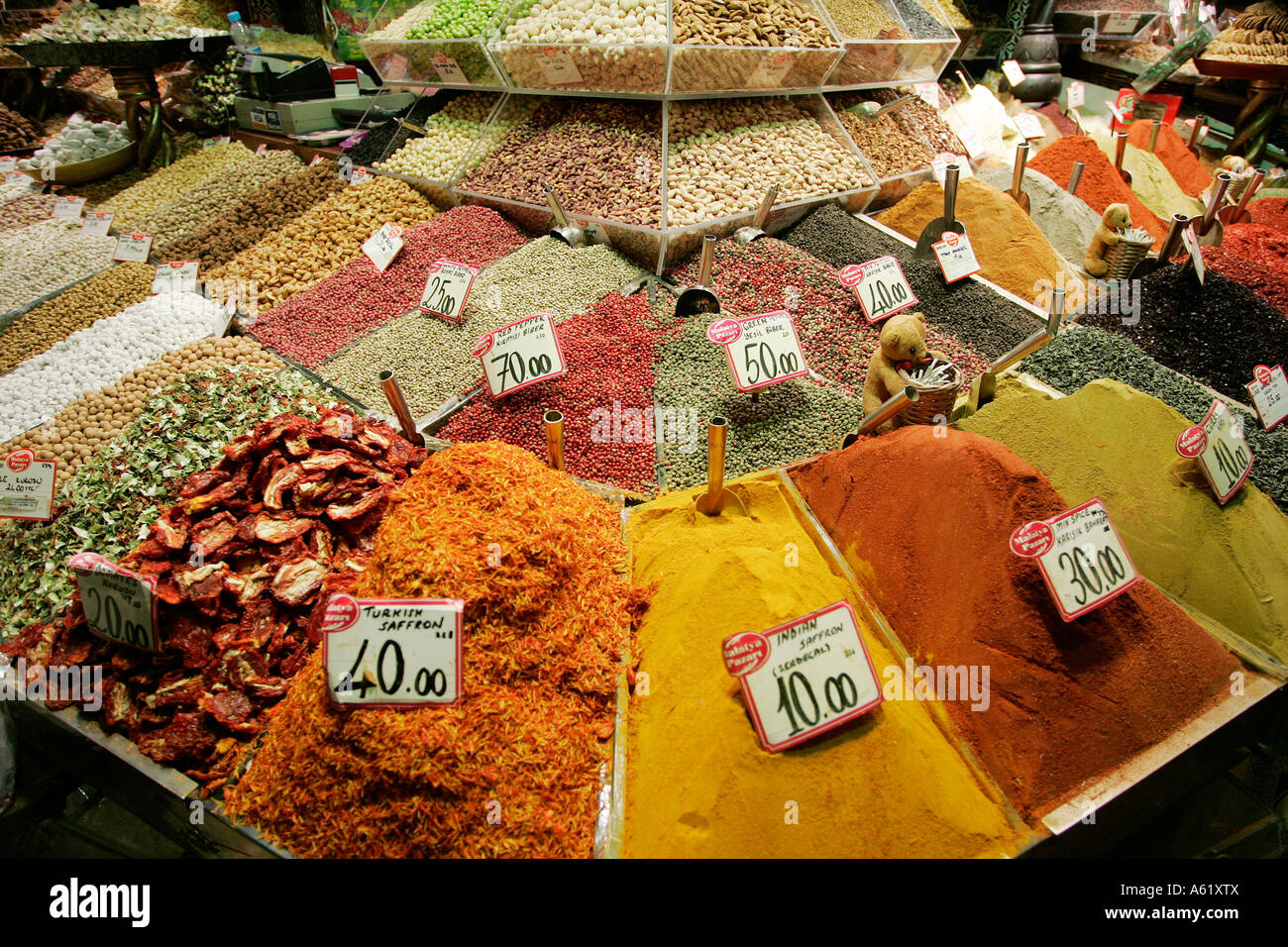 Spice market, Istanbul, Turkey - The spice bazaar Stock Photo - Alamy