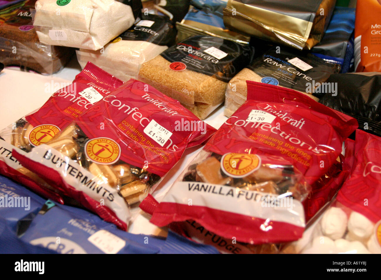 fair trade goods on sale Stock Photo - Alamy
