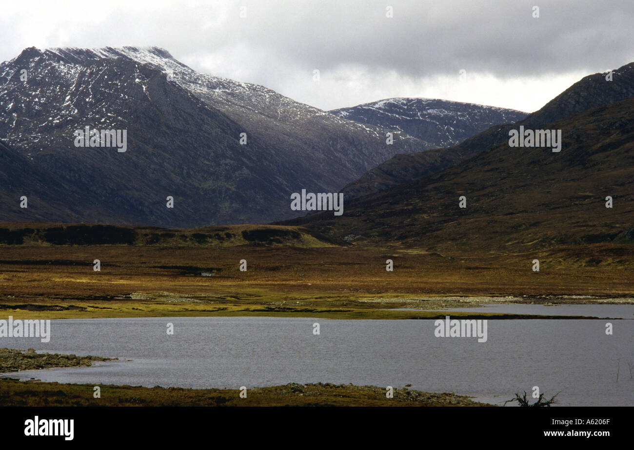 Loch Glascarnoch and Beinn Dearg Stock Photo - Alamy