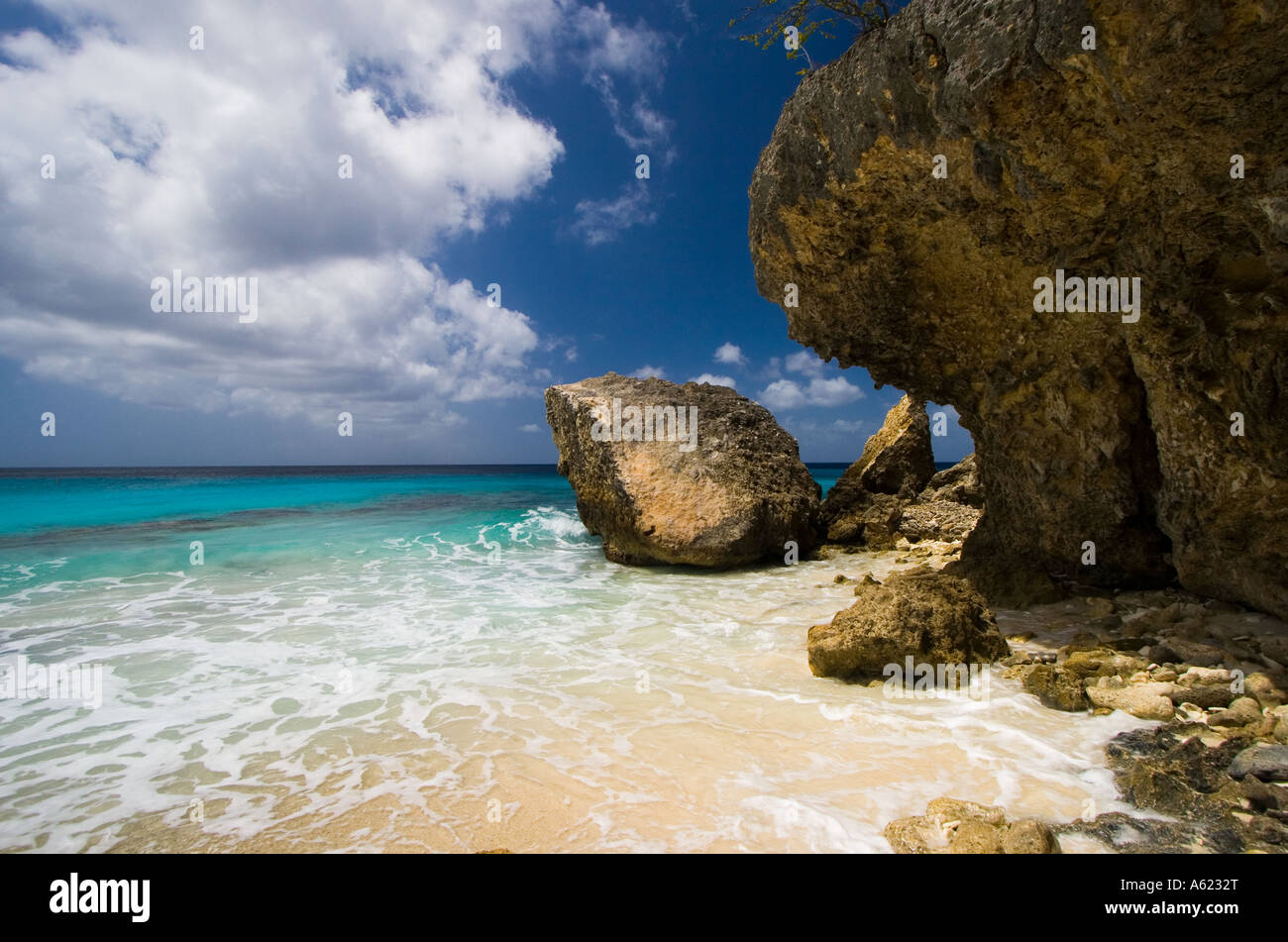 Caribbean Beach scene Stock Photo - Alamy
