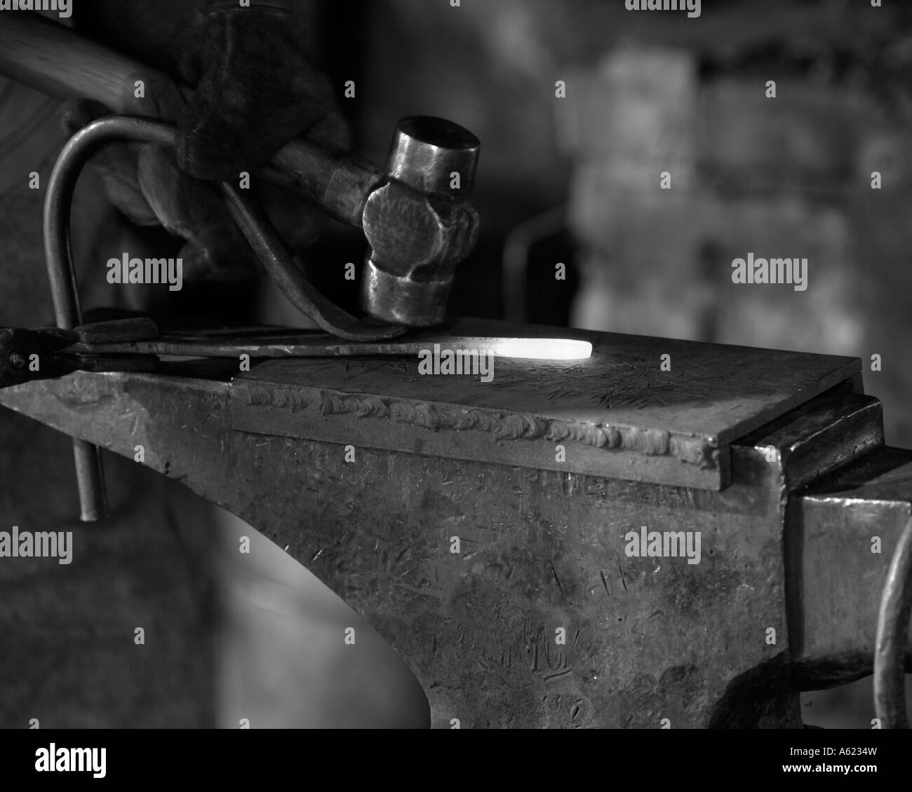 Steel forge Black and White Stock Photos & Images - Alamy