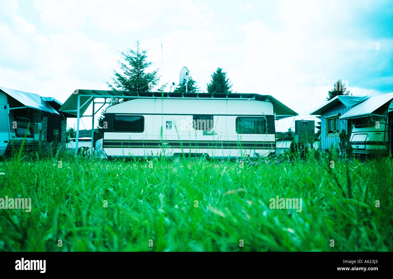 Caravan camping site hi-res stock photography and images - Alamy