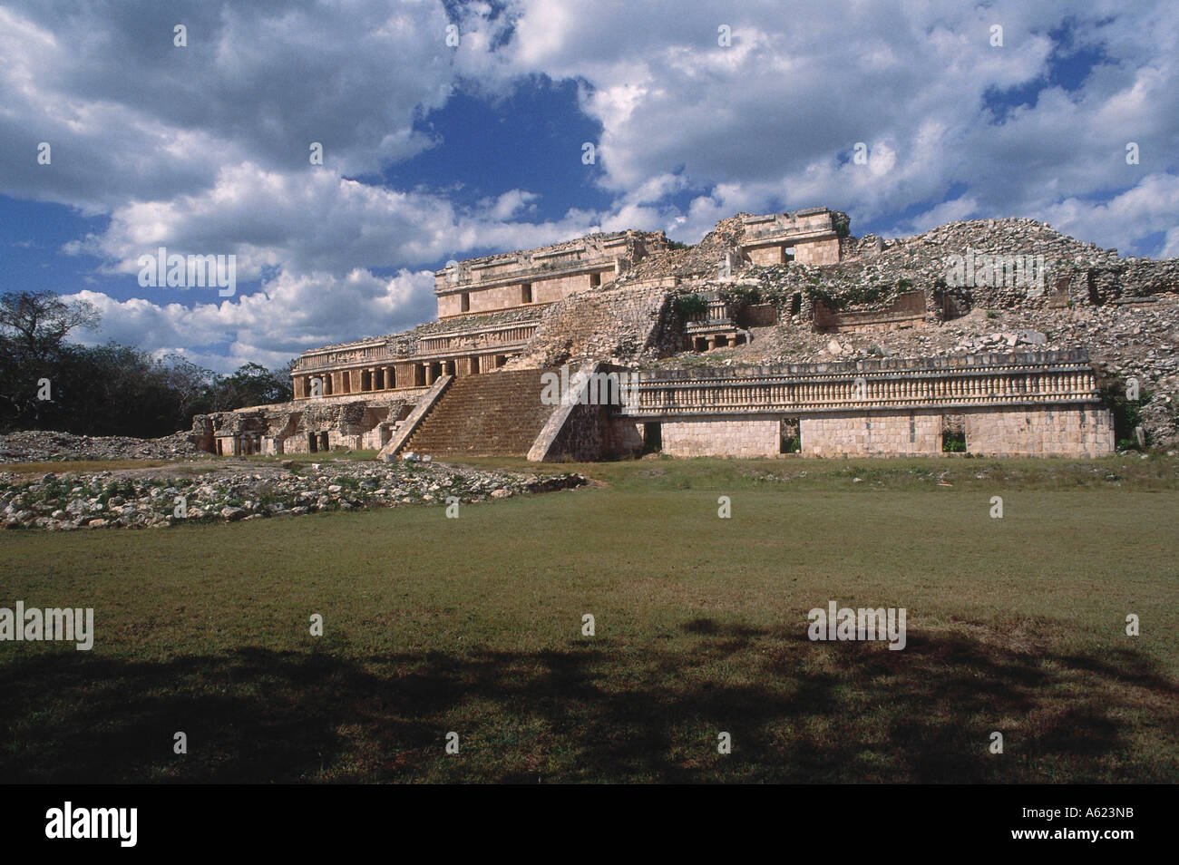 Old ruins of palace, Sayil, Yucatan, Mexico Stock Photo - Alamy