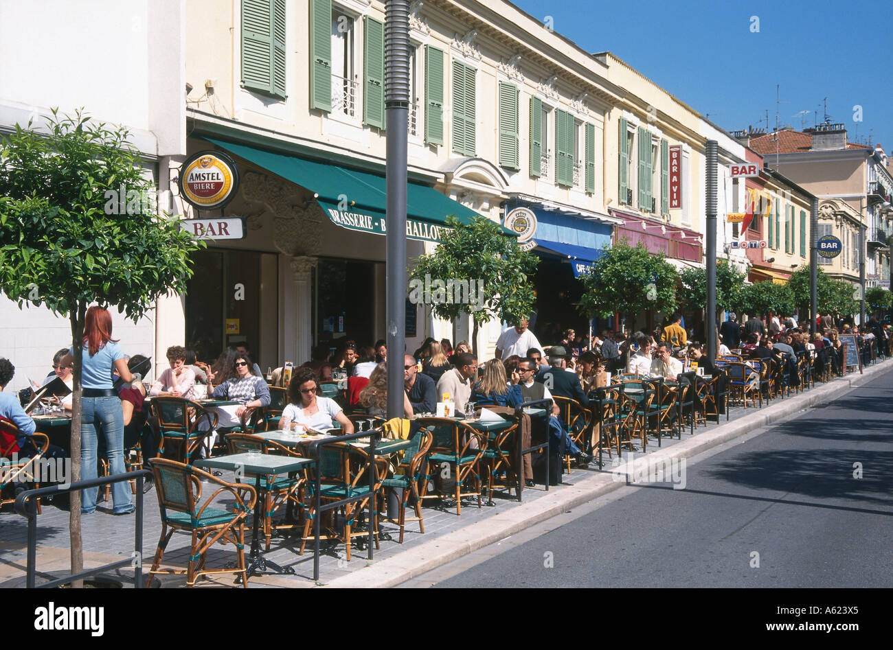 Cafe nice france hi-res stock photography and images - Alamy