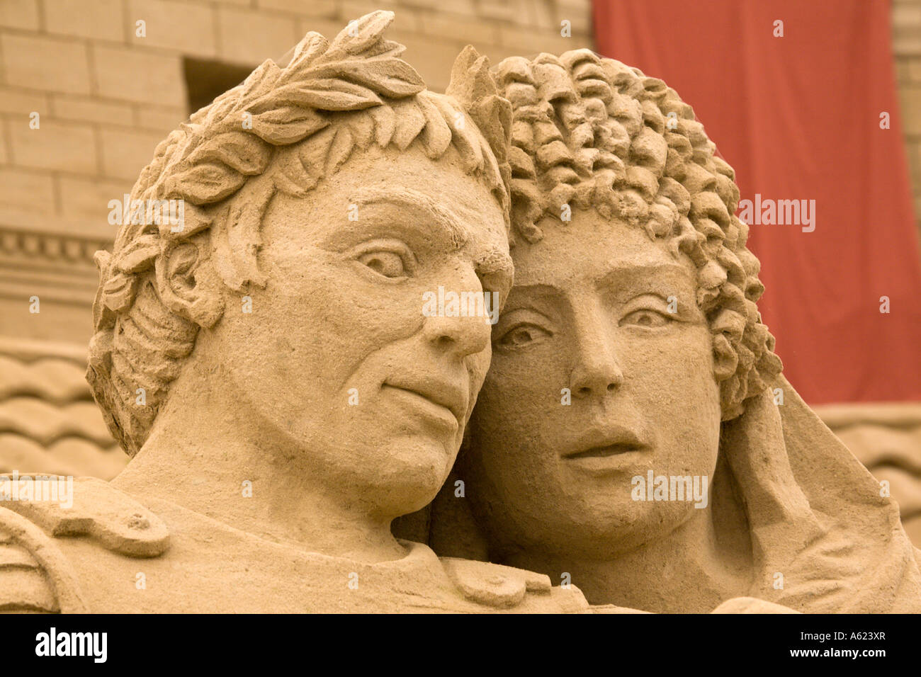 Brighton Sand Sculpture Festival 2006 Ancient Roman Theme Stock Photo ...