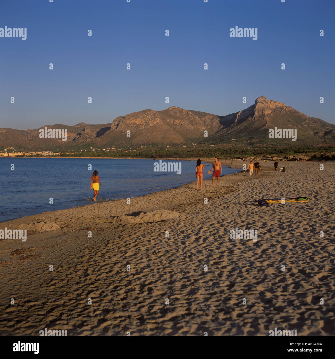 Platja de Sa Canova Sa Canova beach near Can Picafort NE Mallorca ...