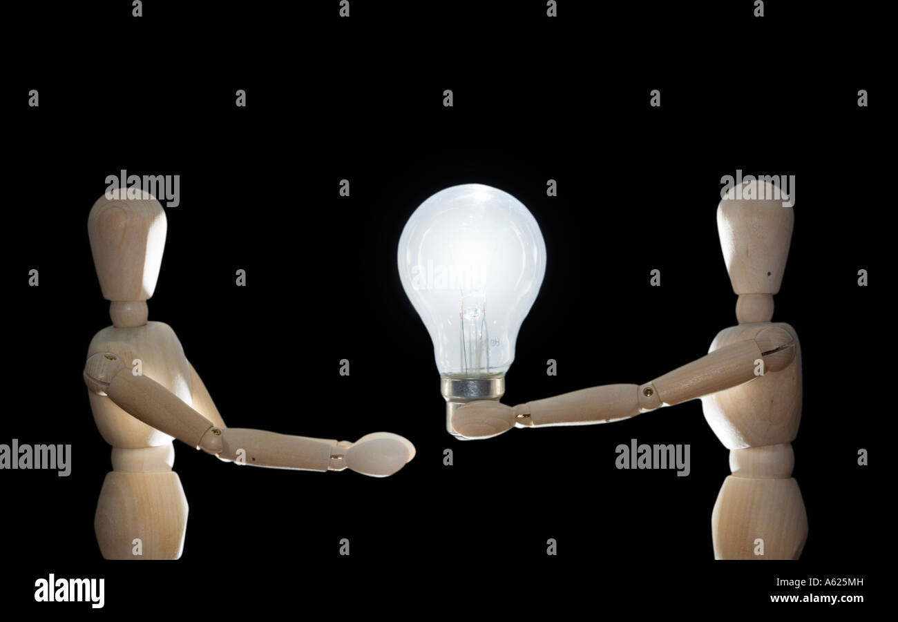 Ideas communicate figures hi-res stock photography and images - Alamy