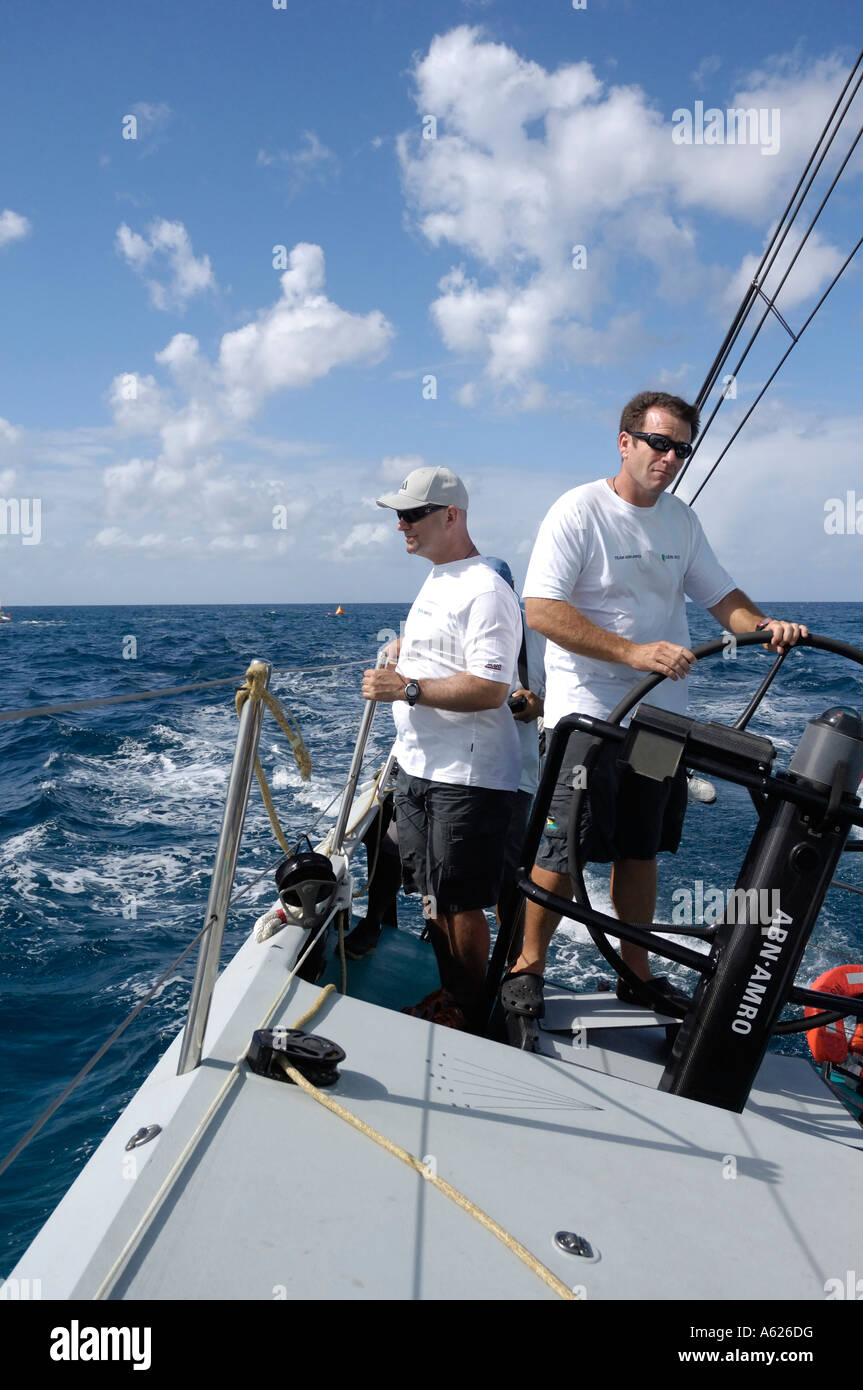 Mike Sanderson John Kostecki ABN AMRO ONE St Maarten Stock Photo - Alamy