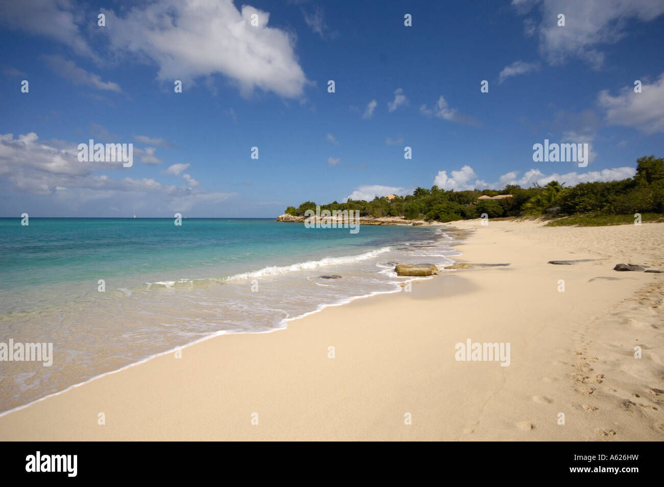 St Maarten Plum Bay Stock Photo - Alamy