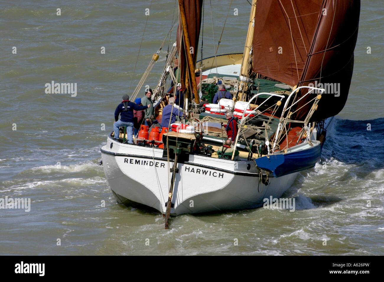 Thames sailing barge Stock Photo - Alamy