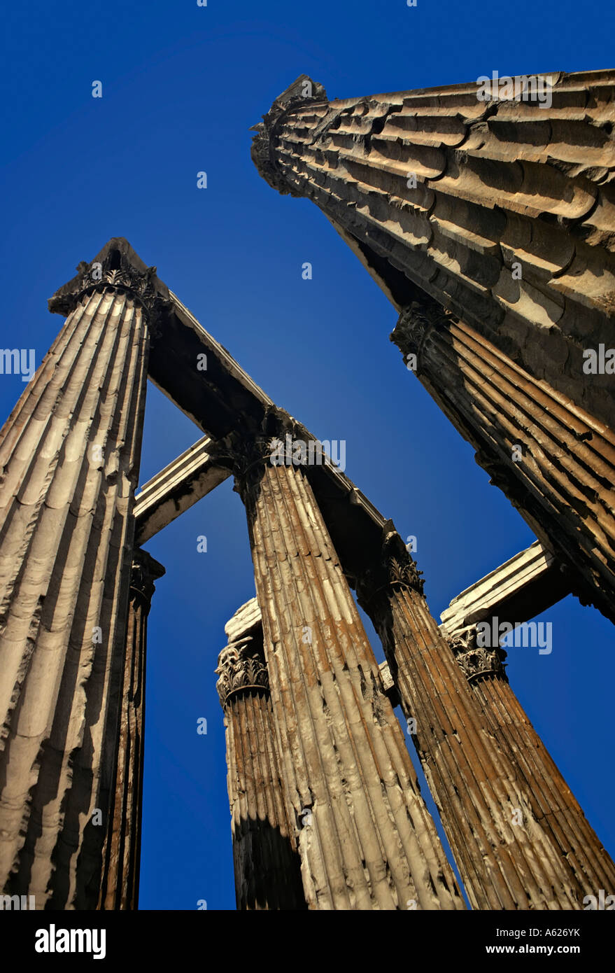 Temple of Zeus Athens Greece Stock Photo - Alamy