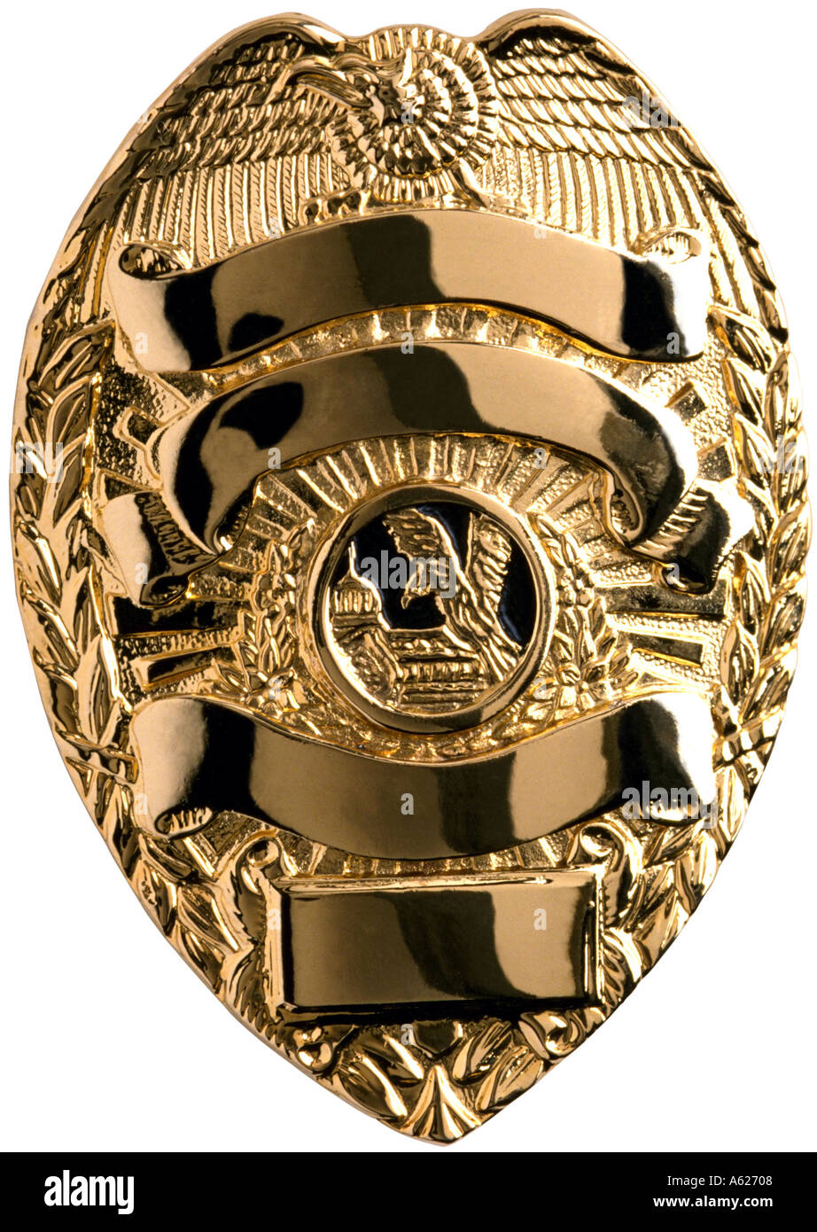 shiny gold badge Stock Photo - Alamy