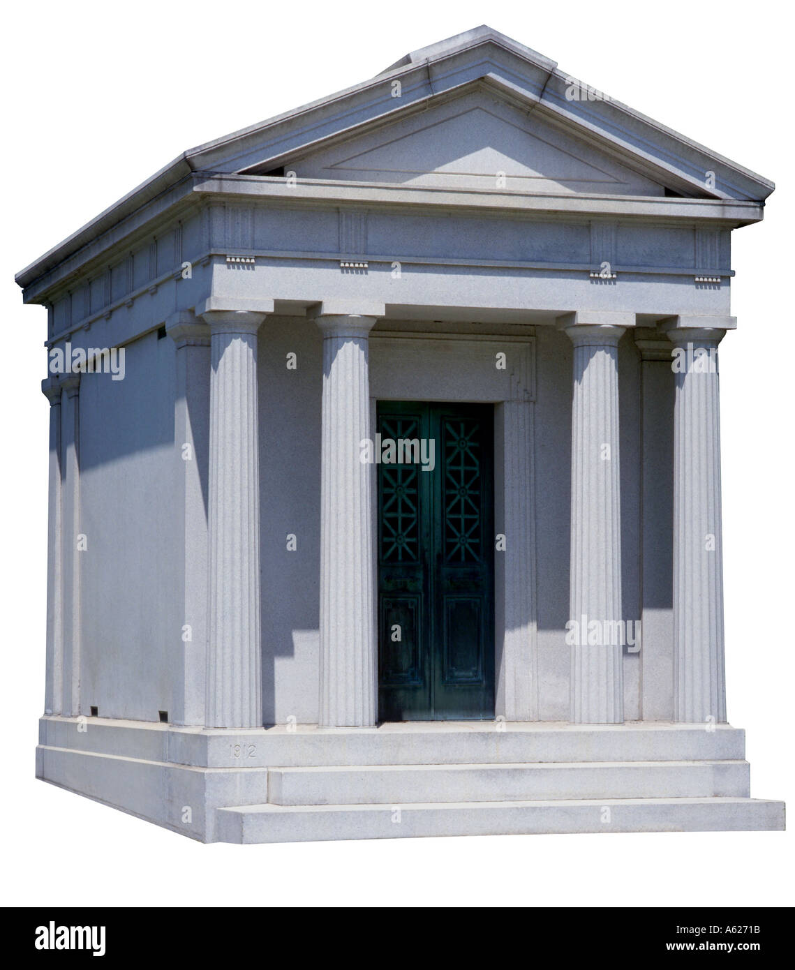 Greek building with columns Stock Photo - Alamy