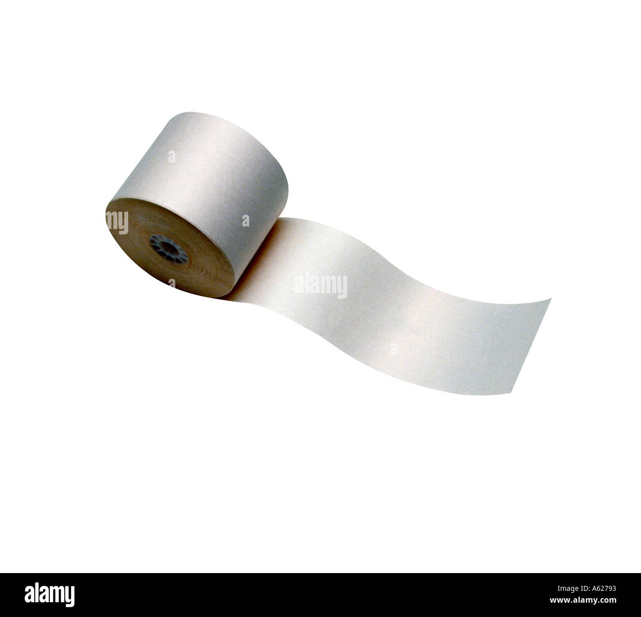 Roll of adding machine paper Stock Photo - Alamy