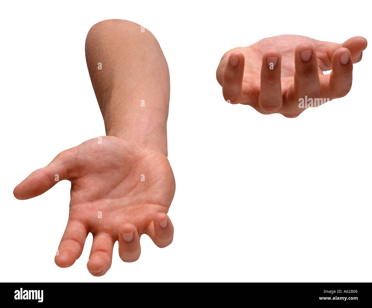 Two hands juggle virtual objects Stock Photo - Alamy