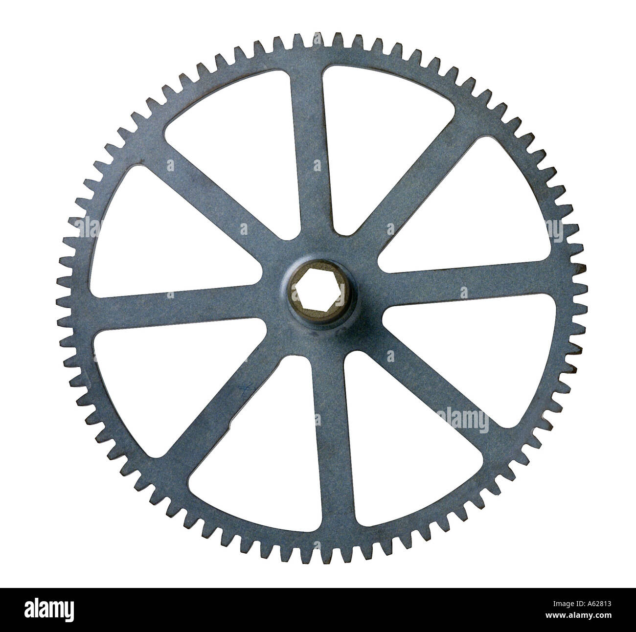 Single gray gear Stock Photo - Alamy