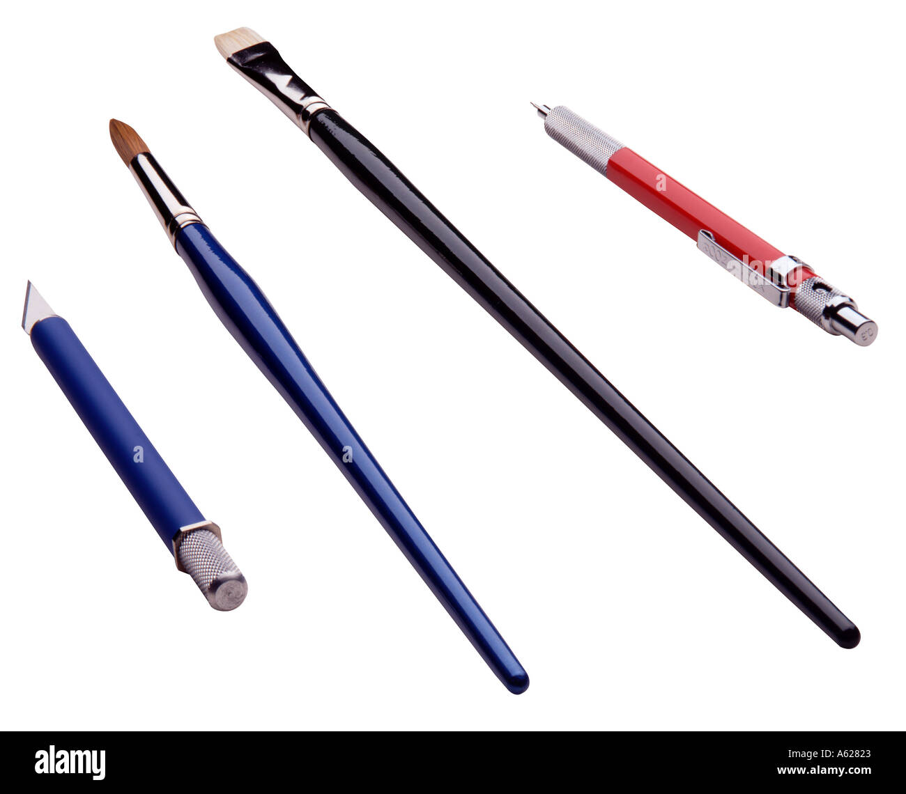 Various artist tools Stock Photo - Alamy