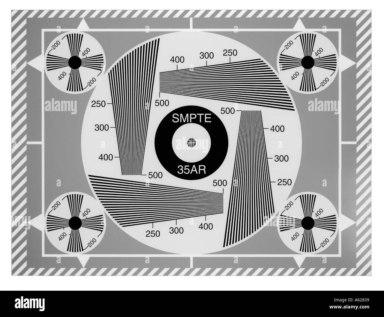 TV test patern strip Stock Photo - Alamy