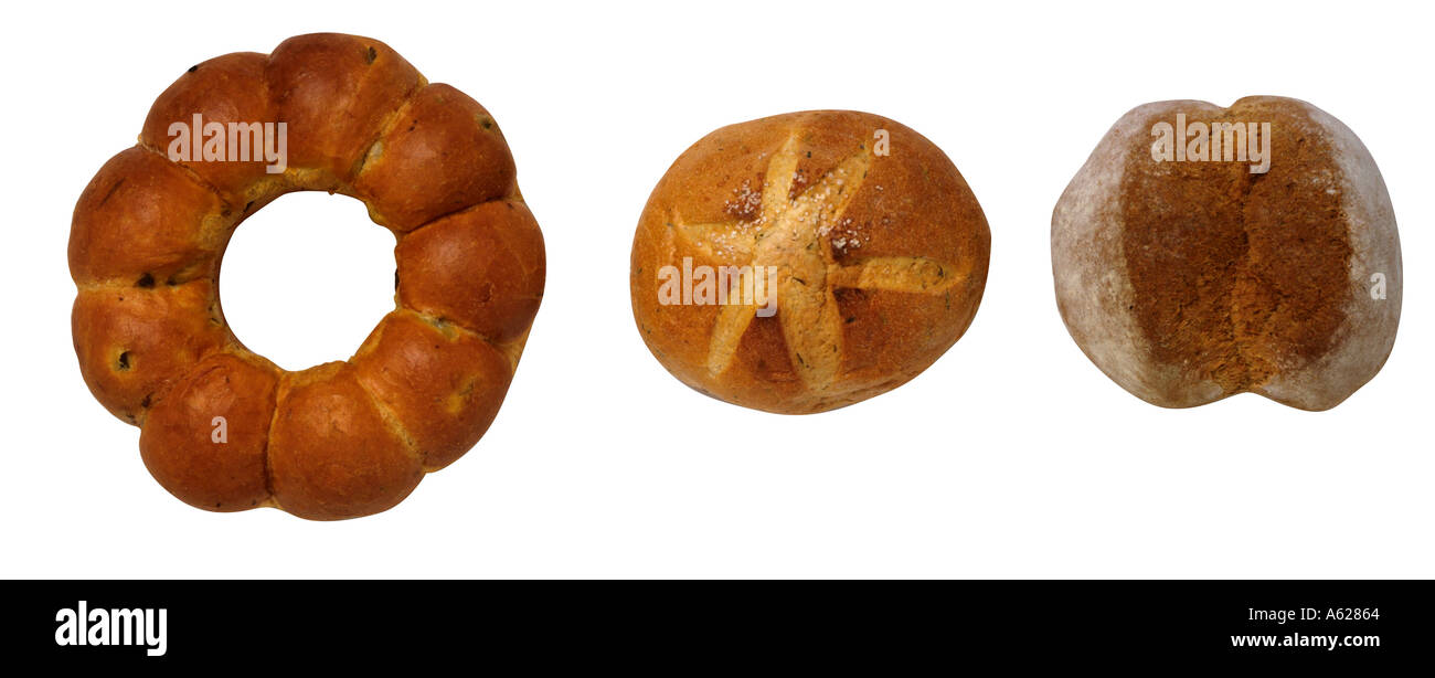 Three loaves of bread Stock Photo - Alamy