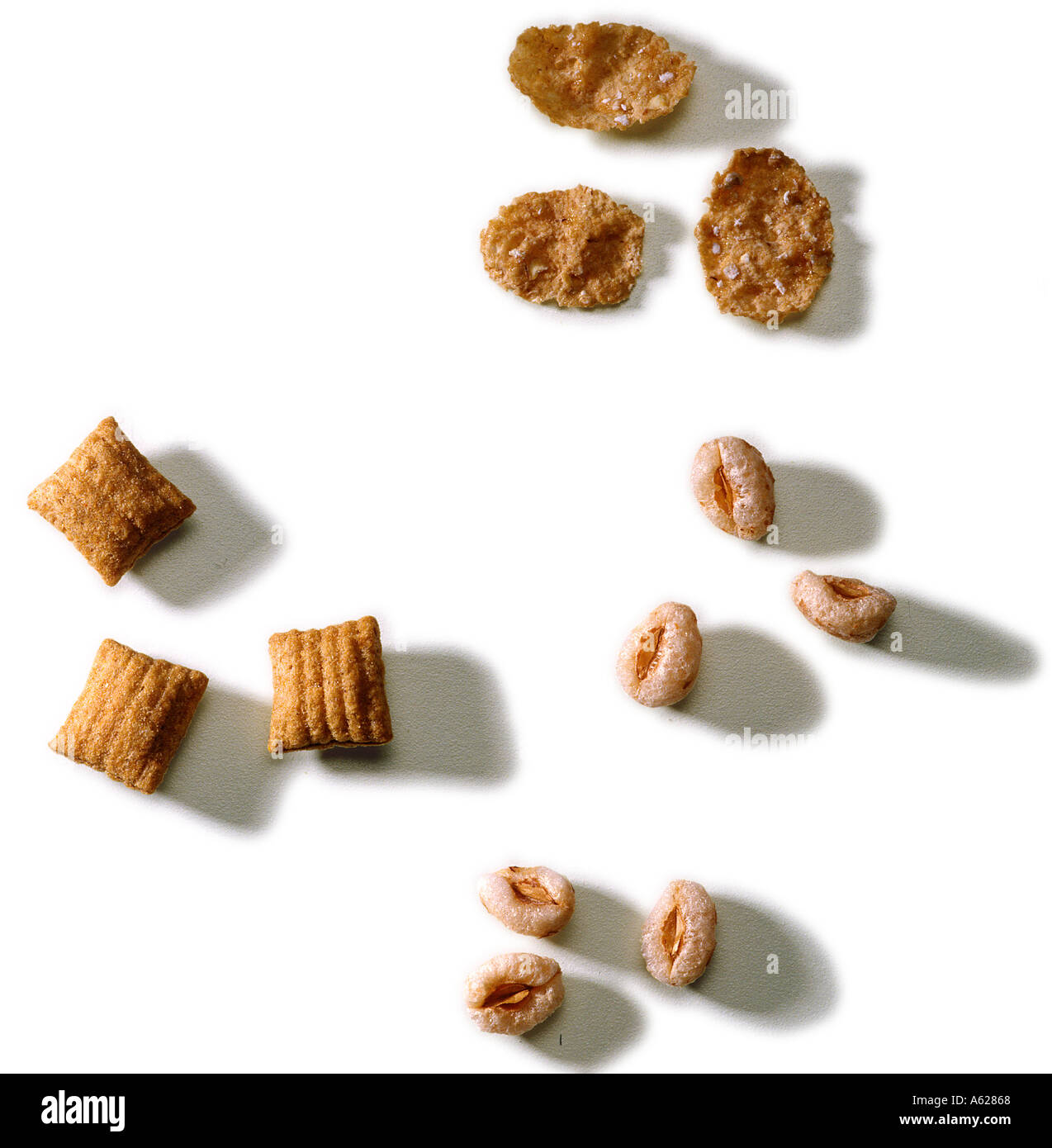 Different types of cereal products Stock Photo - Alamy